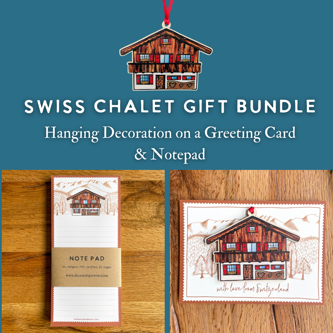 Swiss Chalet Themed Gift Bundle – Deer and Sparrow Cupples