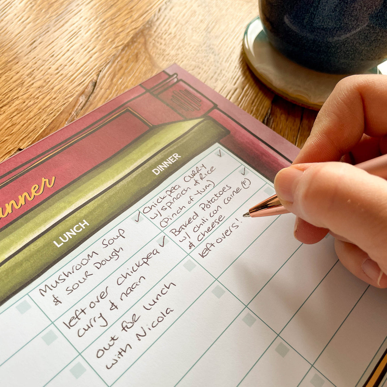 Stay Organized with Our Weekly Meal Planner Pad - Plan Your Meals ...